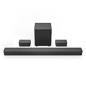 VIZIO M-Series 5.1 Premium Sound Bar with Dolby Atmos, DTS:X, Bluetooth, Wireless Subwoofer, Voice Assistant Compatible, Includes Remote Control - M51ax-J6
