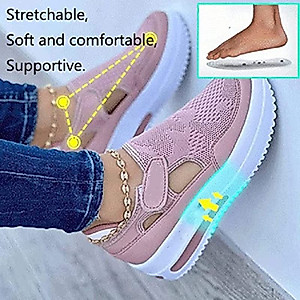 Spring Sneakers Women Casual Breathable Sport Shoes,Comfy Canvas Shoes Women Fashion Trainers Shoes Mesh Shoes