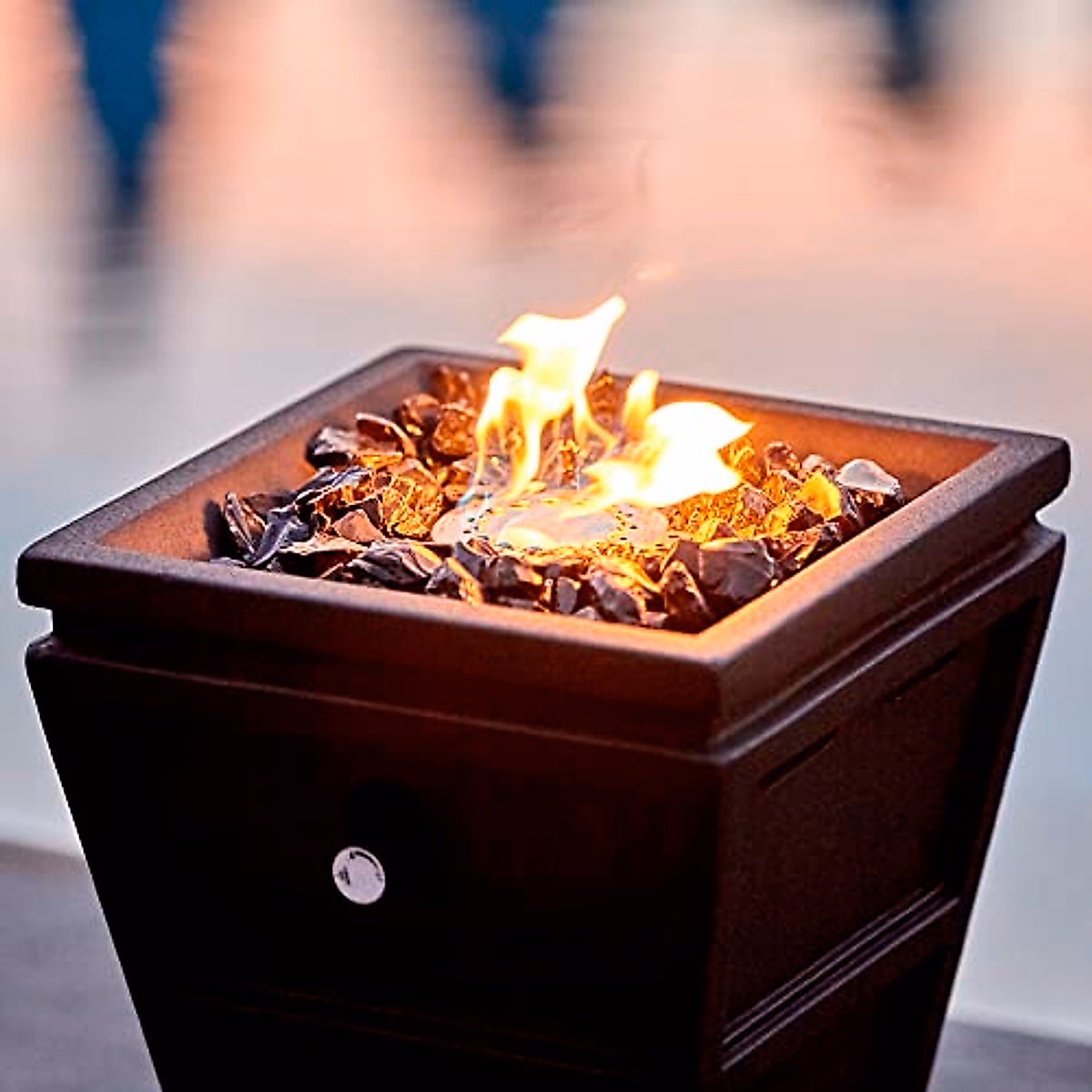 15" Gas Outdoor Fire Column from Endless Summer