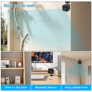 lopofly Wireless WiFi Home Security Camera, 120° Wide Angle Indoor Outdoor Surveillance