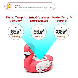 Doli Yearning Upgrade Baby Bath Thermometer Flamingo Room Temperature| Water Thermometer|Kids' Bathroom Safety Products| Baby Bath