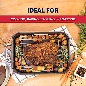 HIC Harold Import Co. Adjustable Baking Broiling Roasting Racks, Chrome Plated Steel Wire