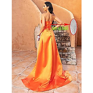 Princess Glitter Prom Dresses for Women with Train Mermaid Sequin Ruffled Satin Evening Formal Gowns Wisteria Size 8