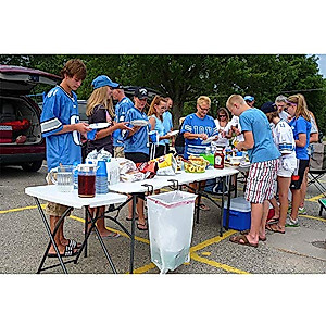 AMERICAN MADE THE ORIGINAL- Trash-Ease-Table - Portable Trash Bag Holder, Camping, Tailgating, Picnics, Parties, Crafting, Scrapbooking,13 gallon garbage bag size, NO tools needed