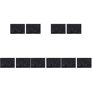 SOLUSTRE Laptop Stickers Computer Keyboards 10 Sheets Keyboard Keyboard Letter Stickers Purple Stickers Keyboard Letters Stickers Letters Stickers English Laptop Stickers Computer Keyboards