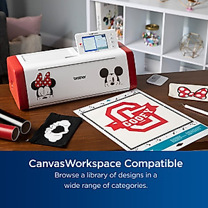 Brother ScanNCut DX SDX230Di Disney Cutting Machine, Includes 152 Built-in Disney Designs for Vinyl, Paper Crafting, and More