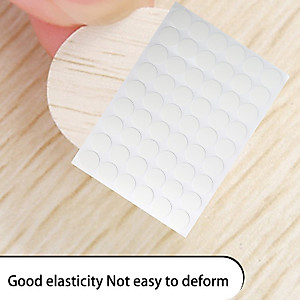 Aopin Screw Hole Stickers PVC Covers Self Adhesive, 21mm Decorative Stickers Screws Covers Caps Great for Wooden Furniture Wardrobe Cabinet Shelf Desk Plate 1 Sheet, PC-01 White