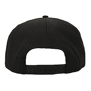 SixHats Arrow Waterproof & Sweat Proof Hat | Available in 3 Sizes | Golf Tee Holder, Black, Medium-Large