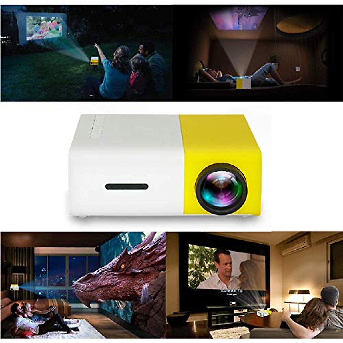 Portable Mini Projector for Home Theater, Parties & Meetings