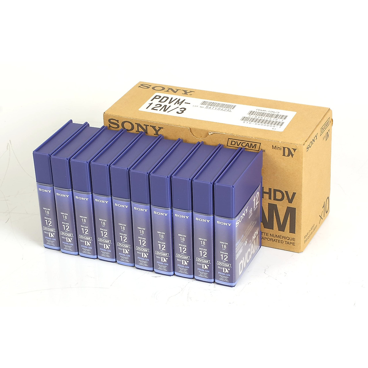 DVCAM PDVM-12N Digital Video Cassette MINIDV LOT of 10