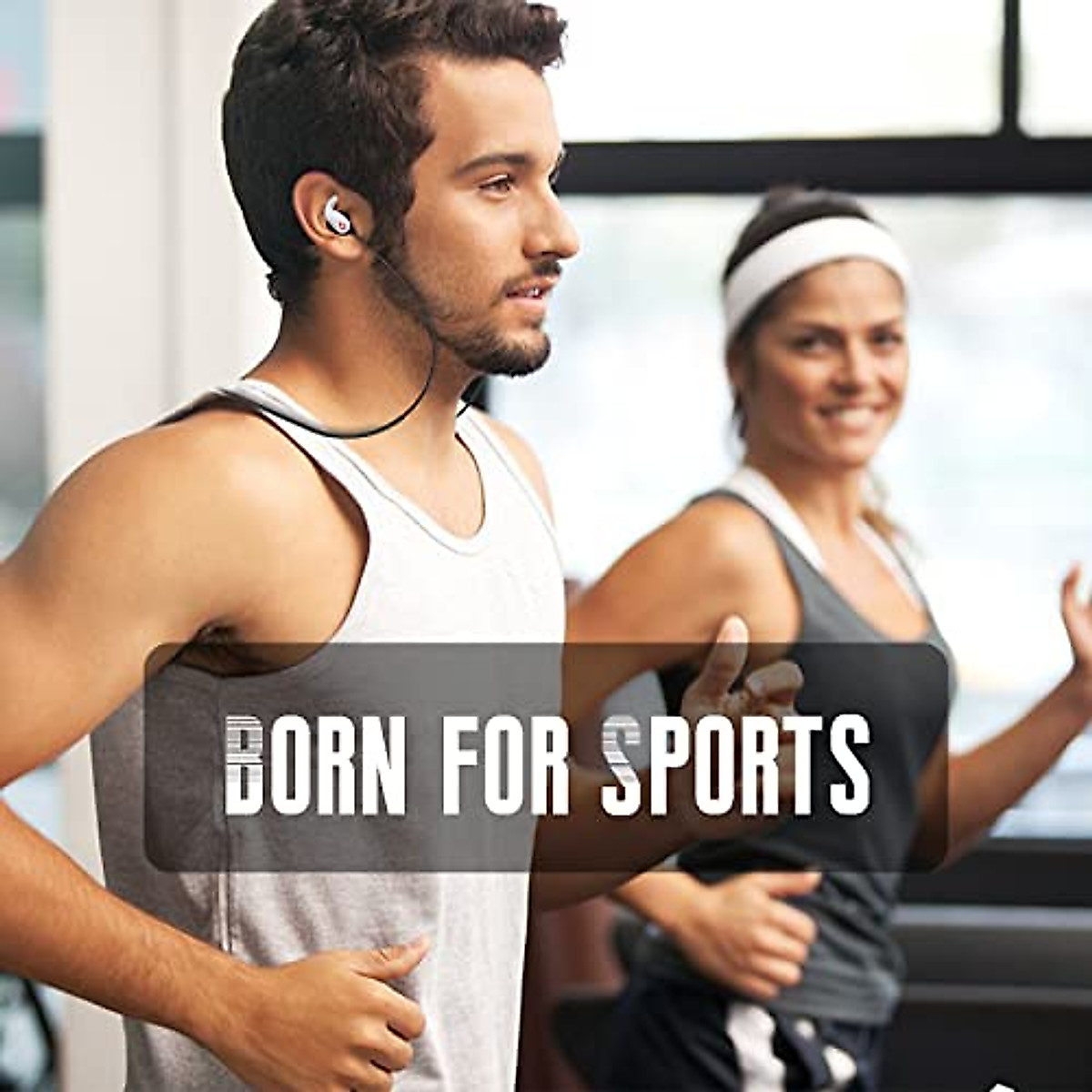 Straps for Beats Fit Pro, Anti-Lost Strap Silicone Necklace Lanyard Compatible with Beats Fit Pro 2021 Accessories Sports Running Holder Connector Cord (Black)