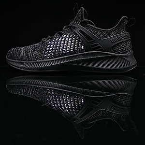 Pulltop Women's Slip On Running Sneakers Comfortable Casual Tennis Shoes Non Slip Gym Sport Shoes Cute Comfy Walking Shoes for Women with Arch Support