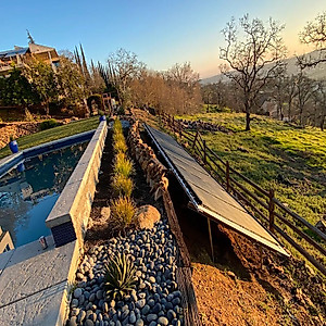 SolarPoolSupply Industrial Grade Solar Pool Heater DIY Kit - Superior High-Wind Strapless Mounting System & Maximum Freeze Resistance (4-4'x9.5' / 152 Square Feet)