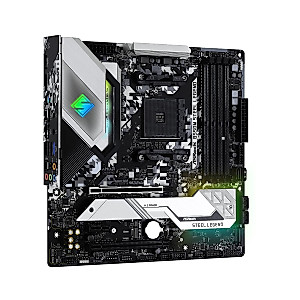 ASRock B550M Steel Legend Supports 3rd Gen AMD AM4 Ryzen™ / Future AMD Ryzen™ Processors Motherboard