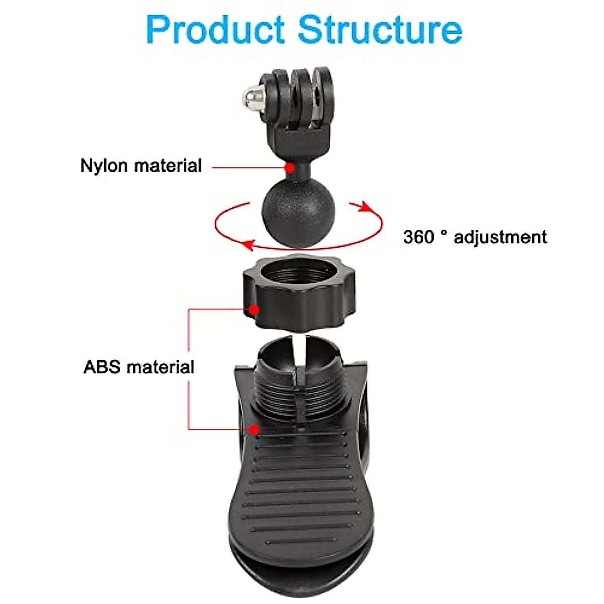 PellKing Car Sun Visor Mount VLOG/Video Holder for iPhone Samsung Cell Phone GoPro Insta360 X3 X2 X RS R AKASO DJI Osmo Action 3 2 Camera and Accessories