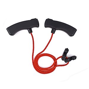 Crossbow Cocking Device Crossbows Cocker Rope Double Handle Strings Tool Archery Red