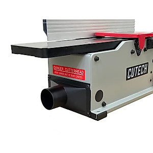 Cutech 40160HI 6-Inch Spiral Cutterhead Benchtop Jointer with Cast Iron Tables and 12 Tungsten Carbide Inserts