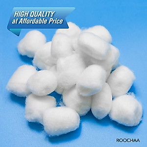 Premium Cotton Balls (200 Count) Absorbent Natural Cotton Balls for Skincare and Makeup Removal, Hypoallergenic Soft and Multi-Purpose for Applying Oil, Lotion, Powder, and for Baby Care