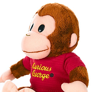 KIDS PREFERRED Curious George Monkey Plush - Classic 8" Stuffed Animal, (91720)