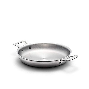 360° Fry Pan 11.5" with Short Handles, Stainless Steel Cookware, Hand Crafted in the United States, Induction Cookware.