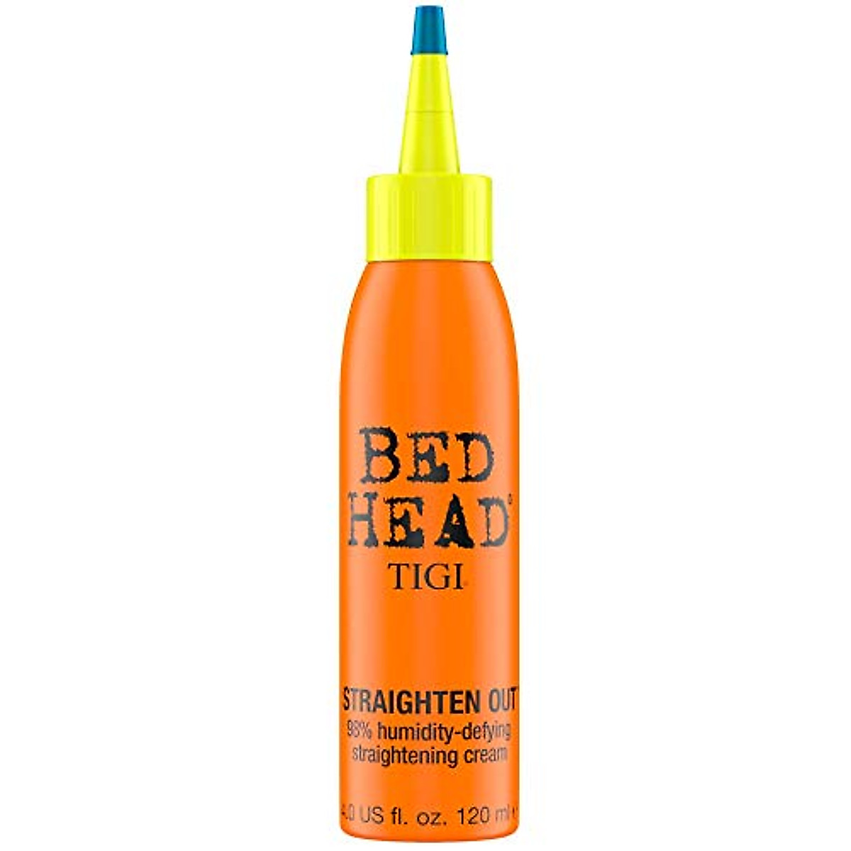 TIGI Bed Head Straighten Out 98% Humidity Defying Straightening Cream for Unisex, 4 Ounce