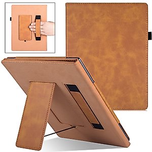 BOZHUORUI Stand Case for Remarkable 2 Digital Paper Tablet (10.3 inch - 2020 Release) - Premium PU Leather Book Folios Sleeve Cover with Pen Holder and Hand Strap