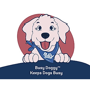 Busy Doggy Snake Treat Dispenser Toy, Interactive Dog Toy, Dog Enrichment Toy with Squeaker