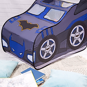 Batman Batmobile Pop Up Tent – Large Indoor Playhouse for Kids | Folds for Easy Storage with Carrying Bag Included | Amazon Exclusive – Sunny Days Entertainment