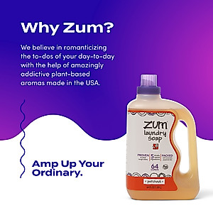 Zum Clean Laundry Soap - Patchouli - 64 fl oz (Pack of 1)