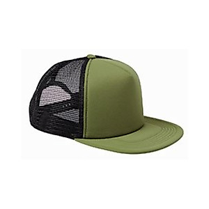 BX FOAM FRONT TRUCKER CAP (OLIVE/BLACK) (OS)