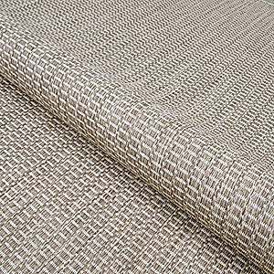 Couristan Recife Saddle Stitch Indoor/Outdoor Area Rug Champagne/Taupe, 2' x 3'7"