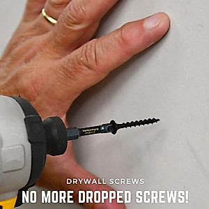 Velocity 1 1/4 Drywall Screw Set (Size #6) - Black Phosphate Coated and Stick-Tight™ PSD® ACR® Drive Bit (400 Count)