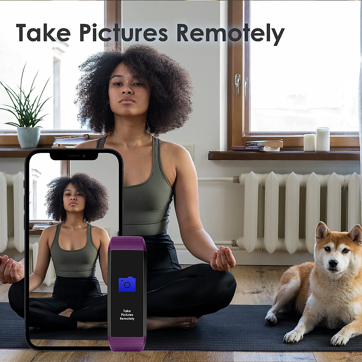 threesheep Fitness Tracker for Men and Women,Fitness Watch Waterproof with Activity Tracker and Sleep Monitor,Smart Watch for Android and iOS Phones(Purple)……