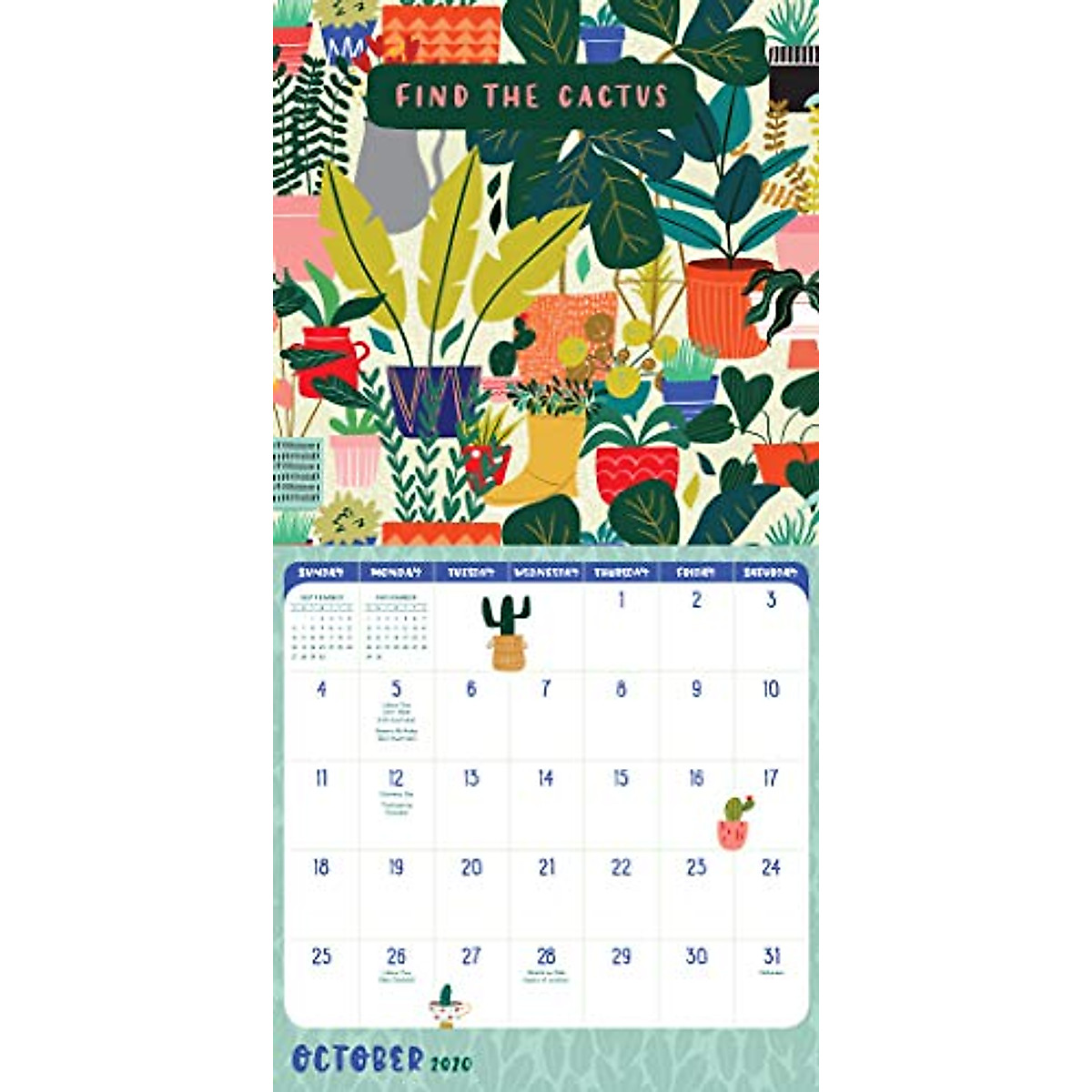 Crazy Plant Lady Mini Wall Calendar 2020