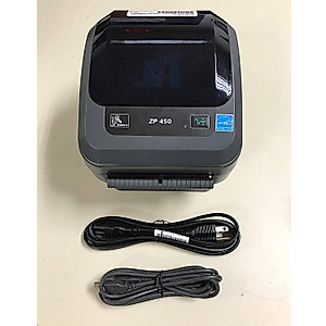 Zebra ZP 450 Label Thermal Bar Code Printer ZP450-0501-0000A (Renewed)