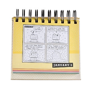 Dayspring - Peanuts - Smiles and Blessings - Perpetual Calendar (75668), Yellow