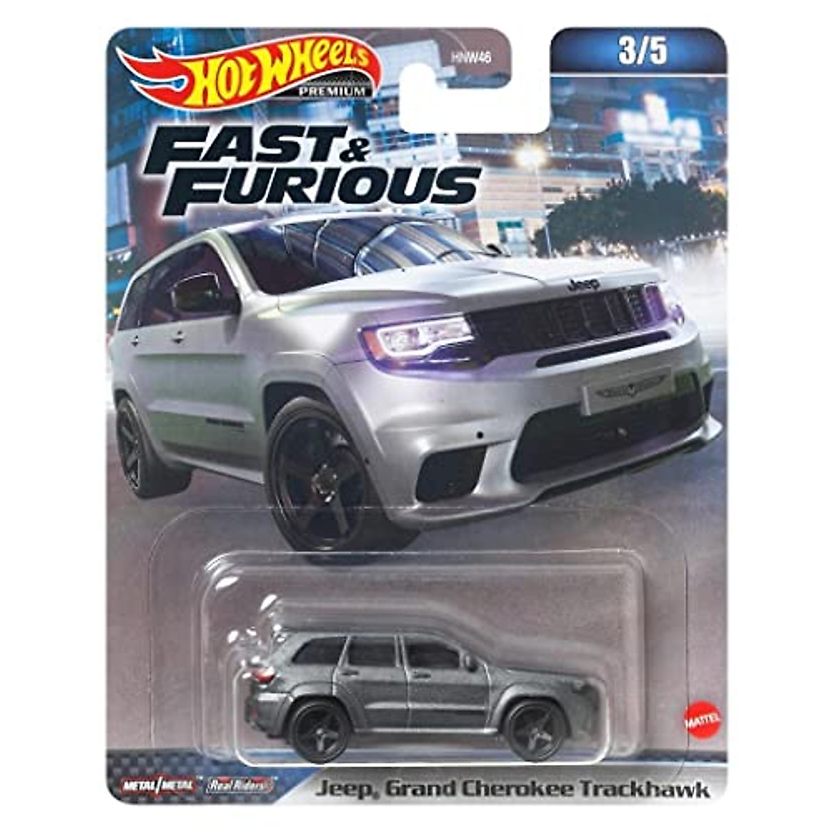 Hot Wheels Jeep Grand Cherokee Trackhawk, Fast & Furious 3/5