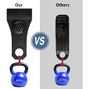 AMURS 12Pcs Tarp Clips Heavy Duty Lock Grip Thumb Screw Tent Clamps Pool Cover Clips with 12Pcs Carabiner D Ring Kit for Car/Truck Cover Camping Tent Swimming Pool Canvas Covers Pergola