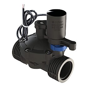 Galcon YLZ 3/4 Inch Sprinkler Valve with S1602 DC Latching Solenoid for Battery Operated Controllers with Reinforced NBR 2-Way Female Inline Hose Sprinkler Valve for Gardens, Lawns, Greenhouses.