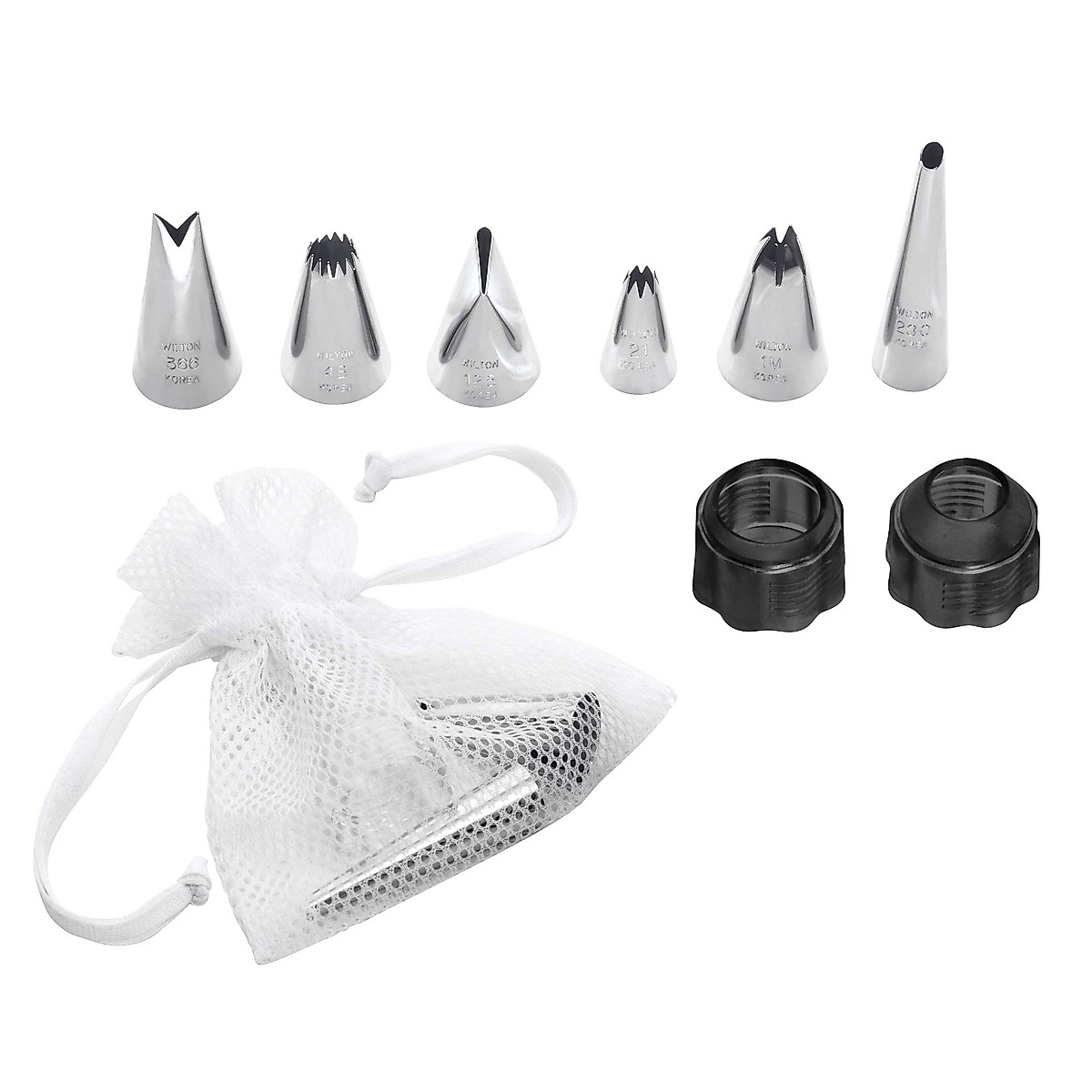 Wilton Dessert Decorator Pro - Easy to Use One Handed Plunger Smoothly Pushes Icing to Decorate Baked Treats or Appetizers Like Deviled Eggs, 10-Piece