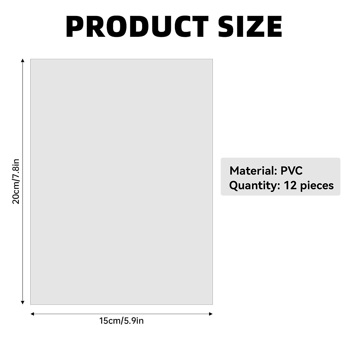 12 Pcs Vinyl Siding Repair Kit 8x6.3 Inch Self-Adhesive PVC Tape Durable Paintable Vinyl Siding Repair Patch to Cover Any Blemishes Cracks Holes on House Vinyl Siding Fence