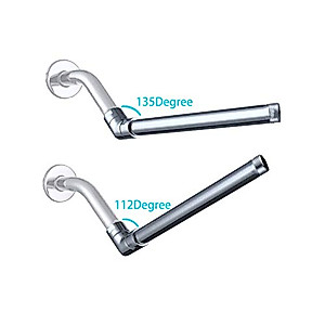 G-Sunny Handhold Shower Elbow Adapter Shower Head Elbow Adapter (135degree)