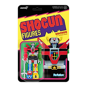 Super7 Voltron Defender of The Universe (Shogun) - 3.75" Voltron Action Figure with Accessory Vintage Collectibles and Retro Toys