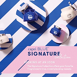 Capri Blue Volcano Reed Diffuser Set - Includes Reed Diffuser Sticks, Fragrance Oil, and Glass Bottle - Luxury Scented Room Fresheners - Cobalt Blue (8 fl oz)