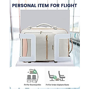 LOVEVOOK Carry on Backpack, 40L Travel Backpack as Personal Item Flight Approved, Waterproof Large TSA 17inch Laptop Backpack Luggage Daypack Business Weekender Overnight with 3 Packing Cubes, Grey