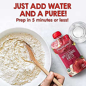 Happy Baby Organics Muffin Mix, Apple Carrot & Cinnamon, 8 Ounce Pouch (Pack of 1)