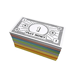 Opoly Play Money – 520Pcs Play Money for Board Games – 65 of Each Bill in 8 Denominations – $1, 5, 10, 20, 50, 100, 500, & $1000