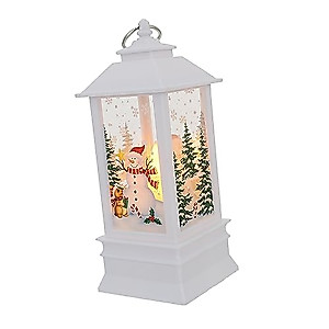 Didiseaon 1PC Music Decor Portable Christmas Decor Christmas Music Snow Globe Nativity Snow Globe Snowman Snowglobe lamp Decorations Christmas Lights LED Desk lamp