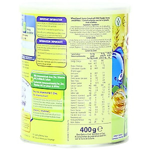 Nestle Cerelac, Honey and Wheat with Milk (From 12 Months), 14.11-Ounce Cans (Pack of 4)