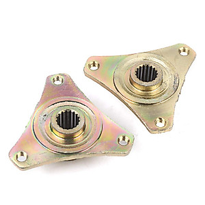 Futchoy Go Kart Rear Axle Kit ATV Go Kart Rear Axle Complete Kit 740mm +Brake Caliper Assembly Parts for Quad ATV Go Kart (style 5), 3569-FDFD